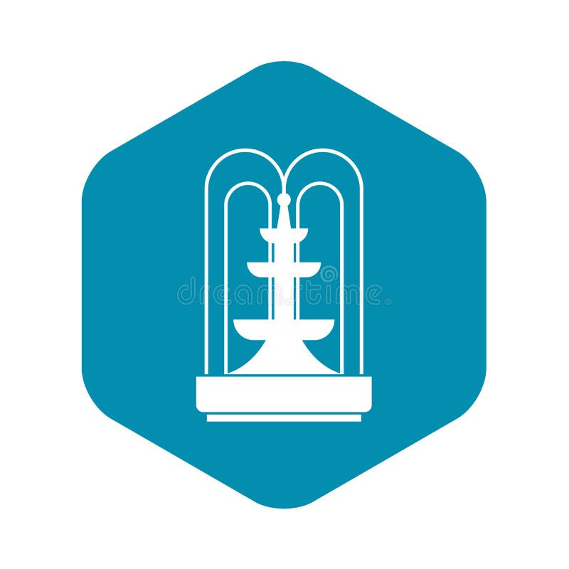 Fountain Icon, Simple Style Stock Vector - Illustration of graphic ...