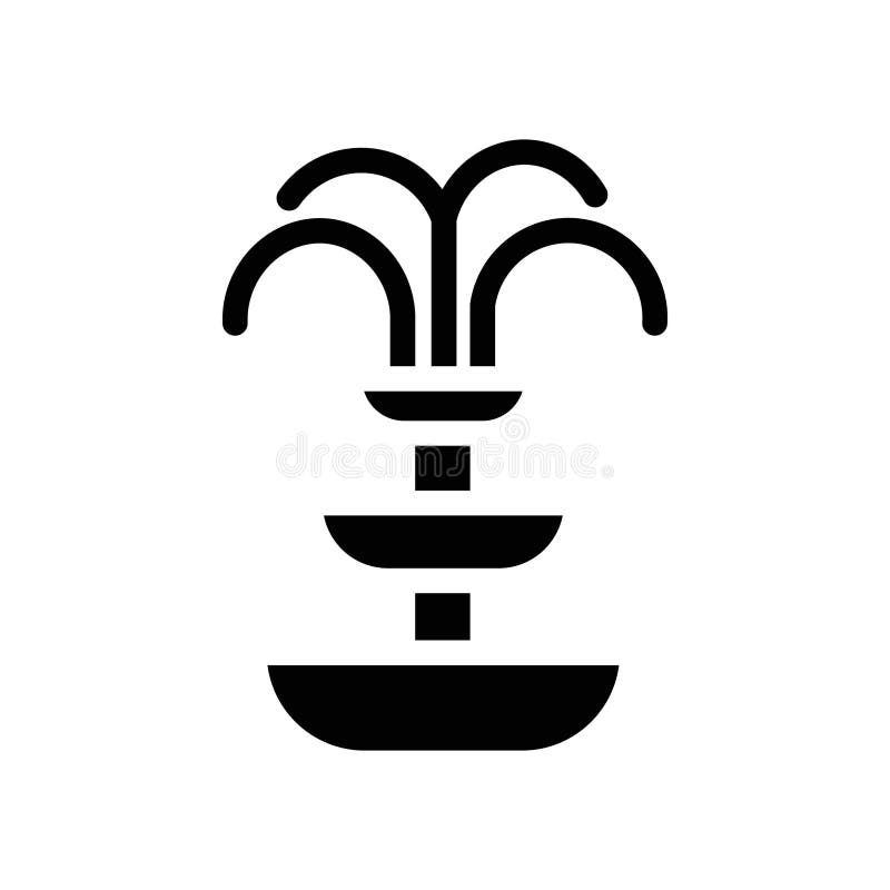 Fountain Icon Web Design in Vector Stock Vector - Illustration of ...