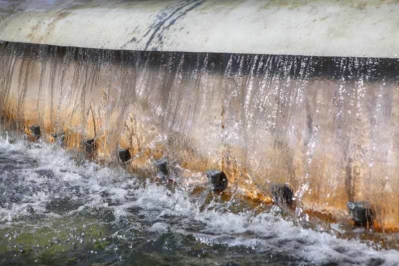 Fountain jet water stock image. Image of spring, decorative - 103460925
