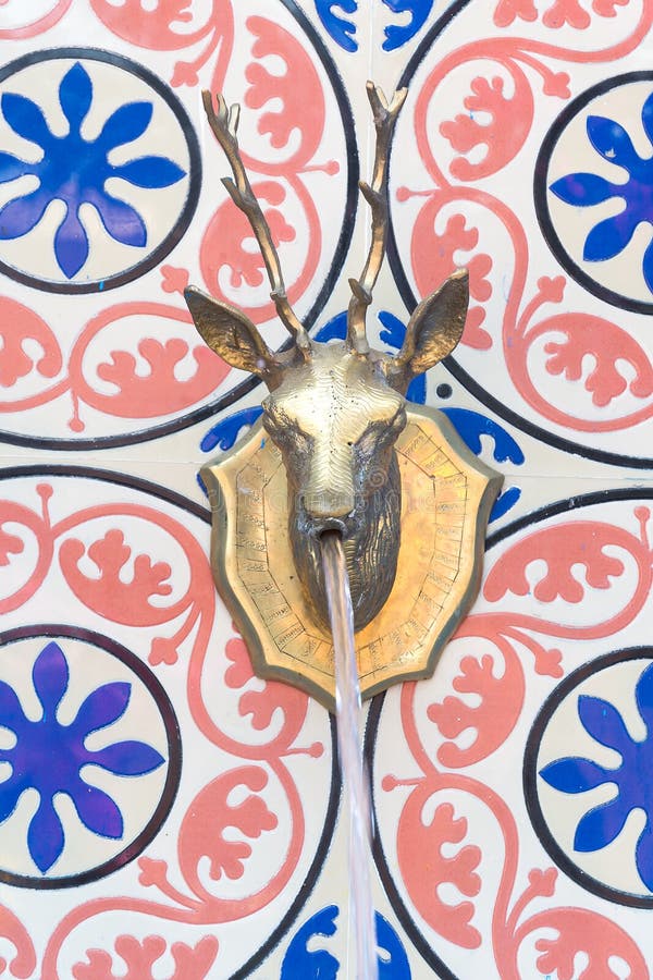 Fountain Morocco Architecture Style Stock Photo - Image of water ...