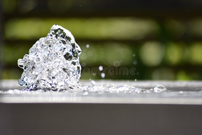 Fountain in my garden stock photo. Image of clos, macrophotograpy ...