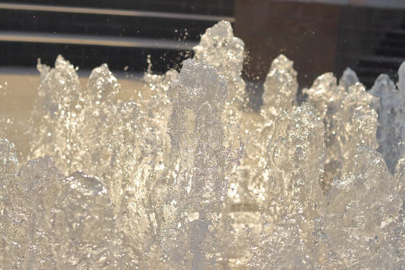 Water splash in the park stock image. Image of raindrop - 153878359