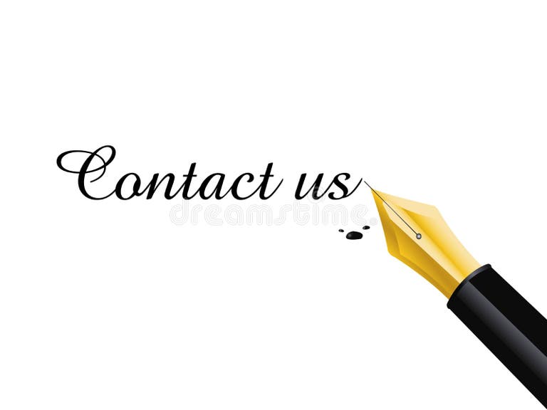 Script Writing Fountain Pen Stock Illustrations – 1,532 Script Writing ...