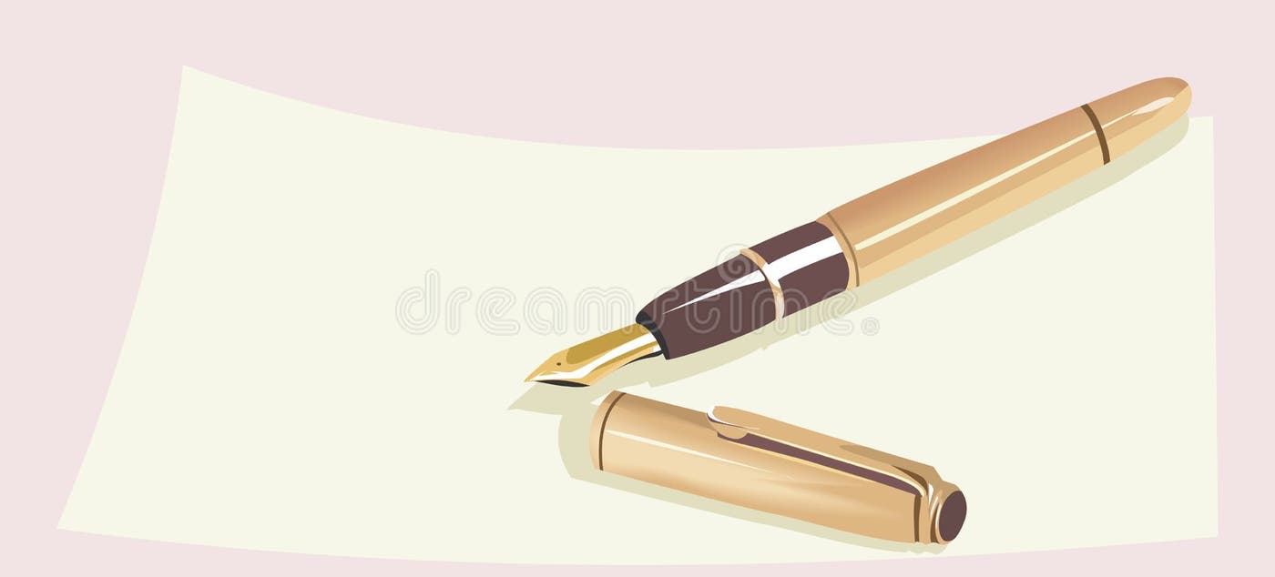 Fountain Pen Sketch Stock Illustrations – 2,753 Fountain Pen Sketch ...
