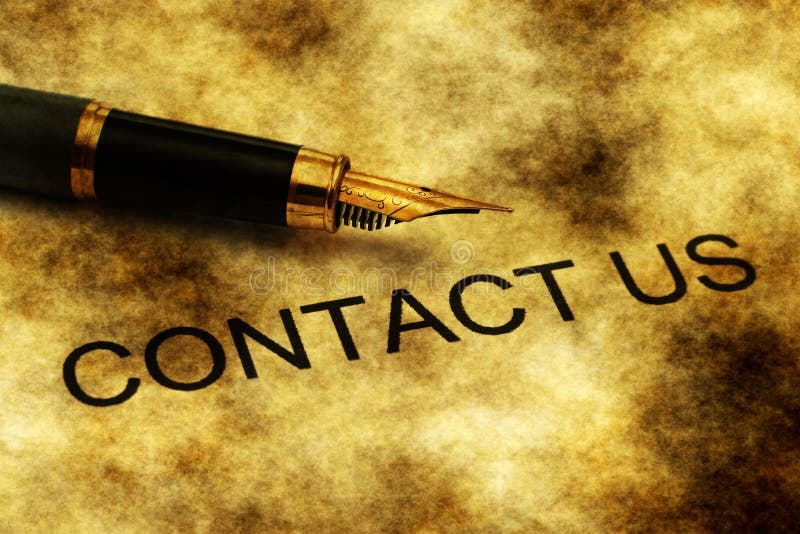 Contact us stock photo. Image of business, handwritten - 19906042