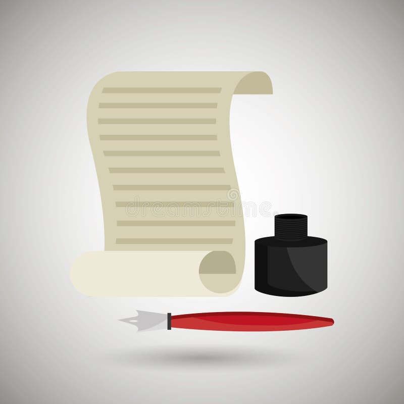 Fountain pen design stock vector. Illustration of graphic - 68329721