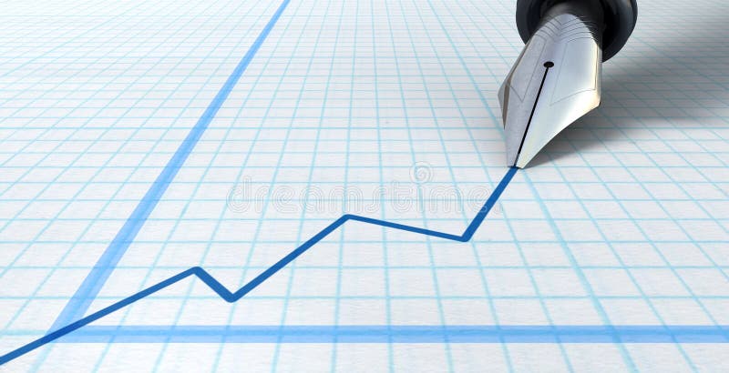 Analysing a Chart stock image. Image of graph, data, finance - 9688143