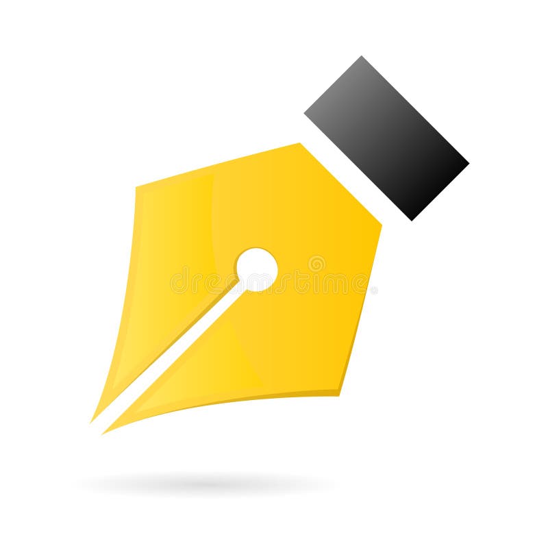 Fountain pen icon stock vector. Illustration of icon - 144472846