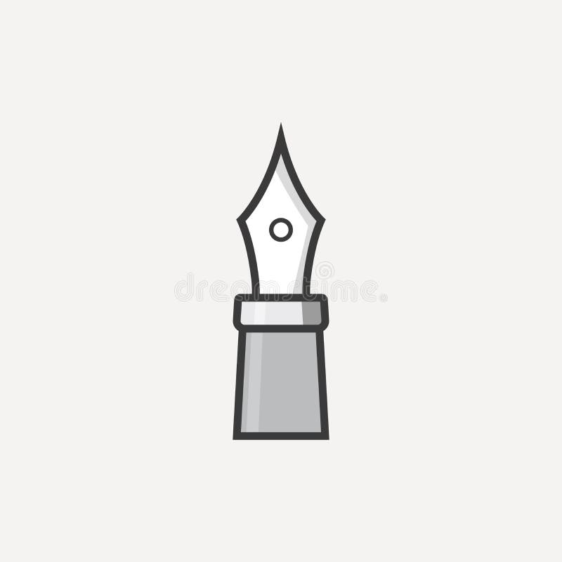 Fountain Pen Nib Icon Symbol Stock Illustration - Illustration of ... Fountain Pen Nib Icon Symbol Stock Illustration - Illustration of ...