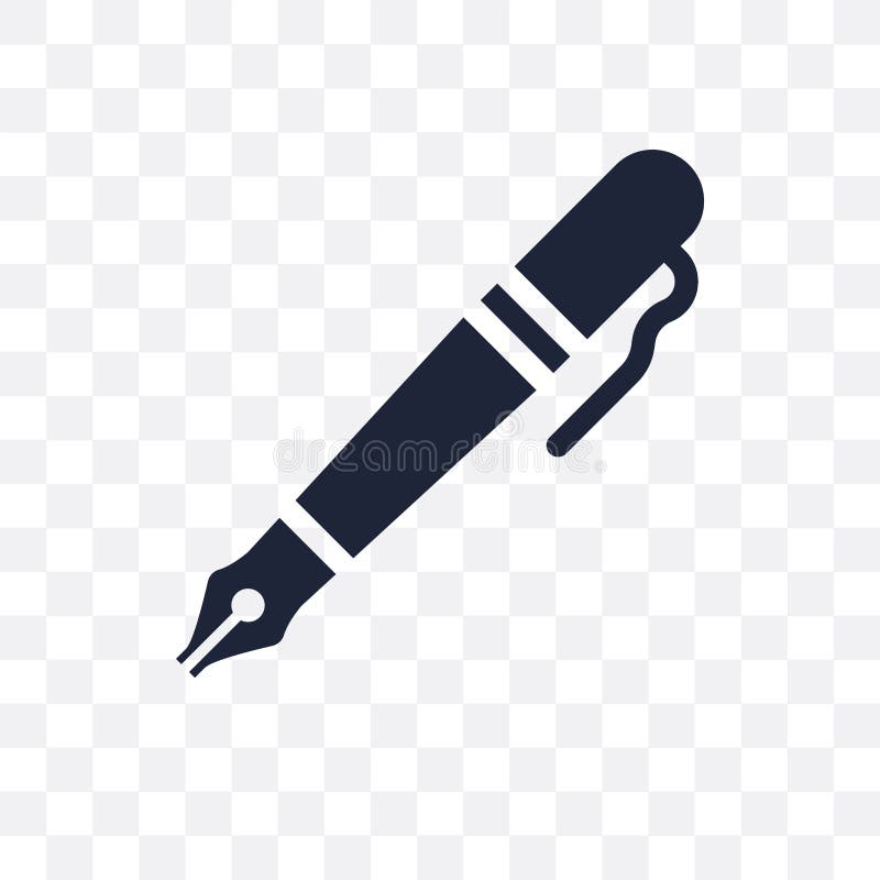 Fountain Pen Transparent Icon. Fountain Pen Symbol Design from E Stock ...