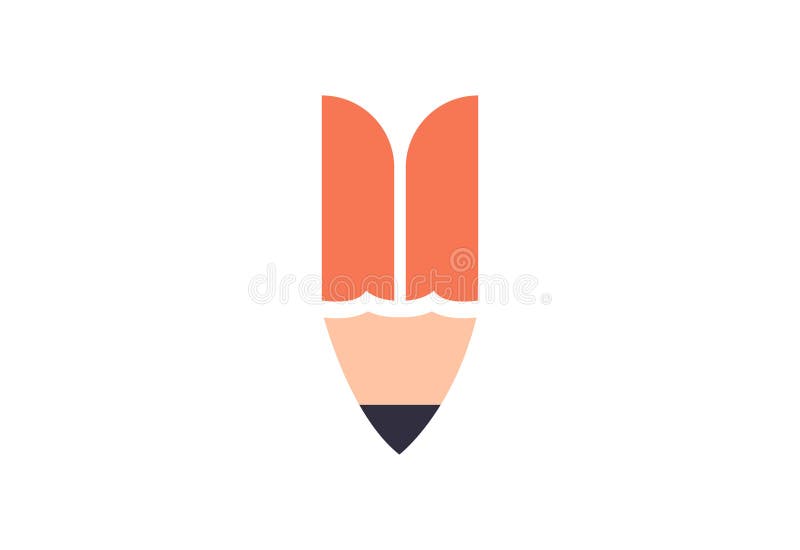Writing Pen Logo Design, Vector Illustration Stock Illustration ...