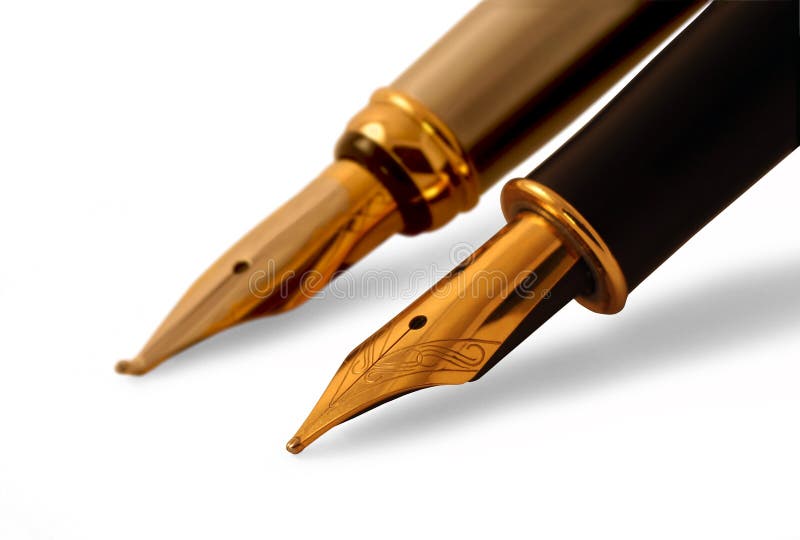 Fountain-pen stock photo. Image of shiny, write, handwriting - 4169446