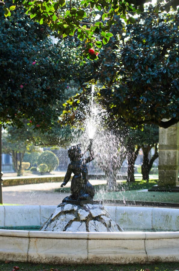 Fountain stock image. Image of fountain, child, water - 41850717