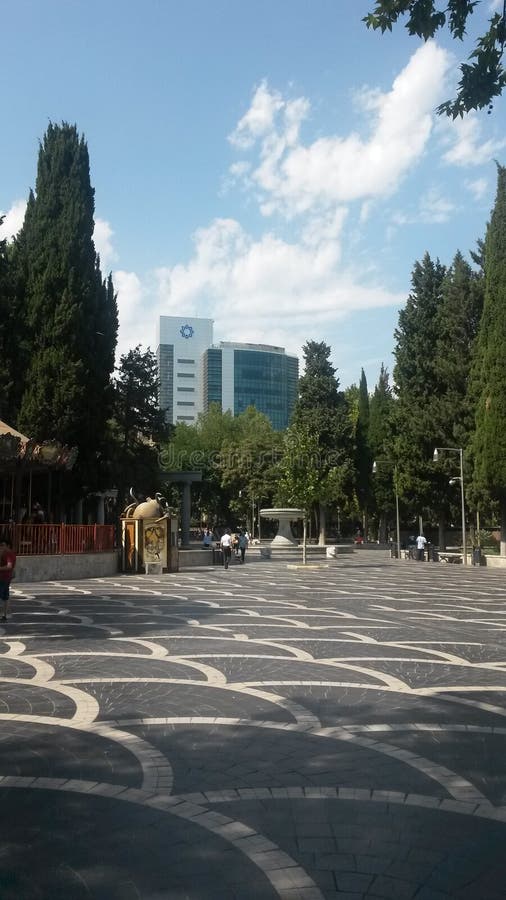 Fountain Square Office Building Editorial Stock Photo - Image of office ...