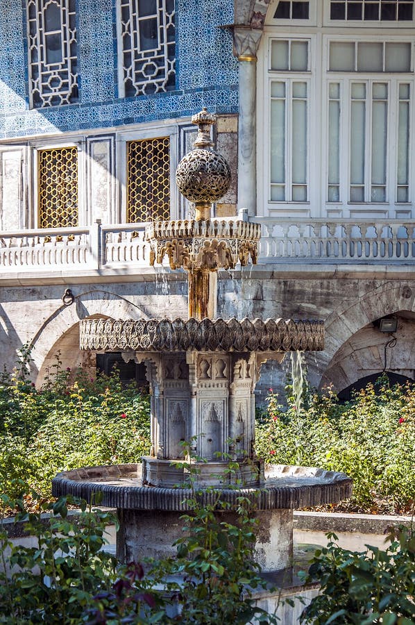 Fountain from Topkapi Palace Stock Image - Image of material, ottoman ...