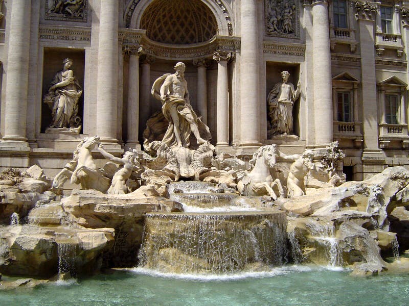 Fountain of Trevi stock photo. Image of water, trevi, outdoor - 138326