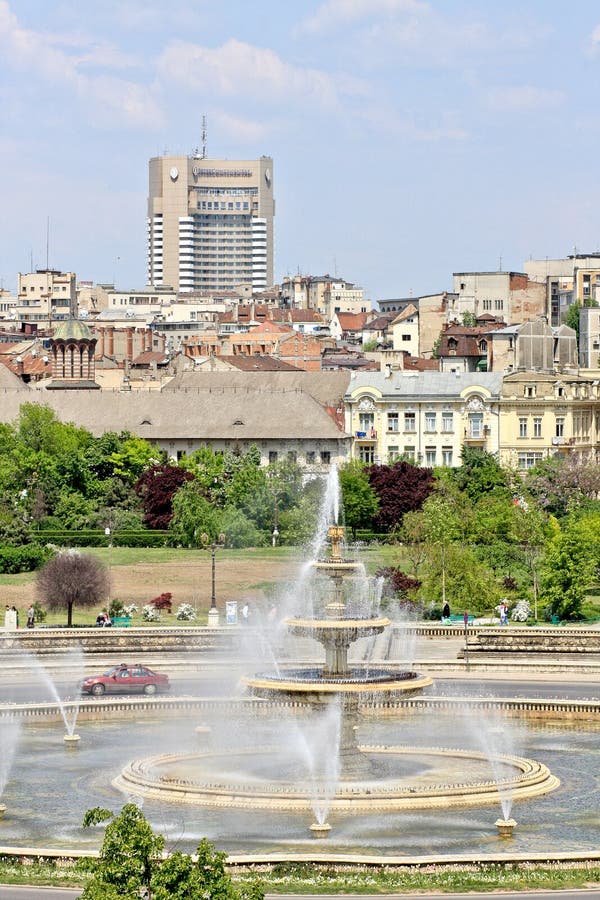 Unirii Square Panorama editorial stock image. Image of square - 10647984