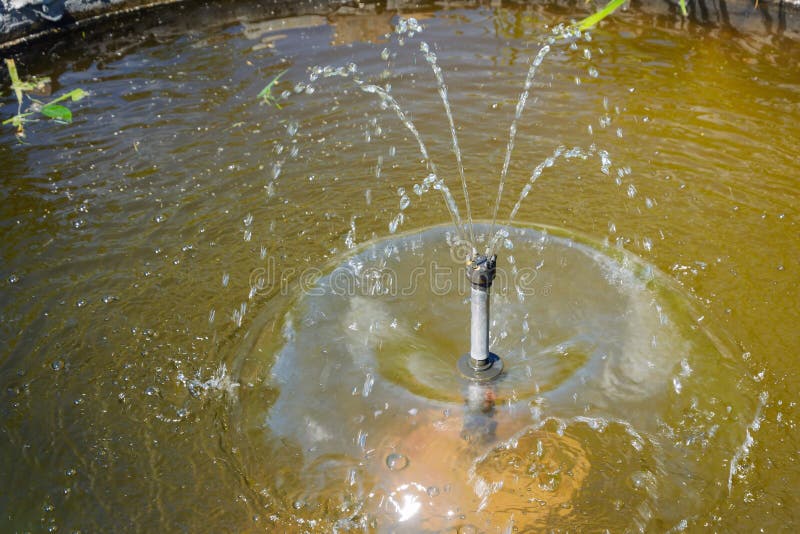 Fountain water bell stock image. Image of closeup, decorative - 83115809