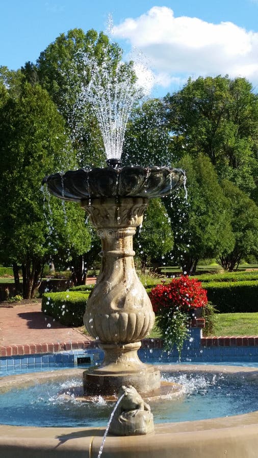 Fountain stock photo. Image of water, nature, fountain - 59530384