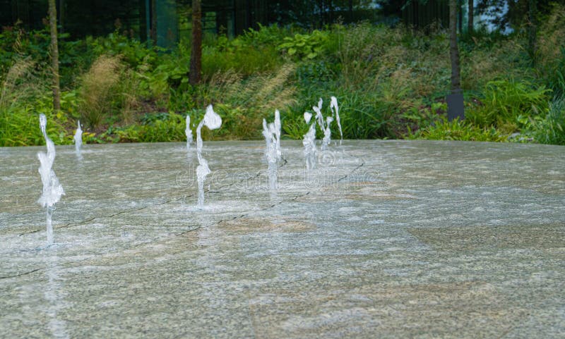 Fountain Water Texture Background, Falling Fresh Fountain Jets ...