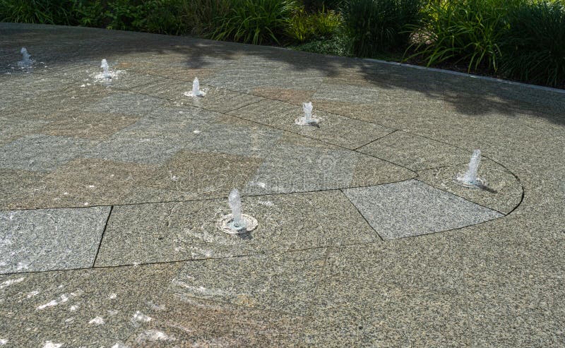 Fountain Water Texture Background, Falling Fresh Fountain Jets ...