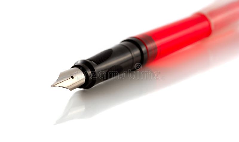 Red pen stock image. Image of business, letter, office - 4710743