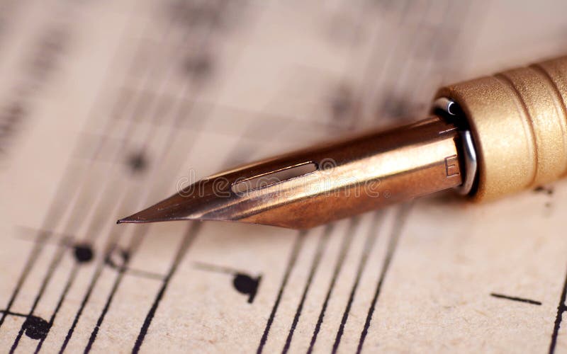 Fountain Writing Pen stock image. Image of tool, deal - 3231761