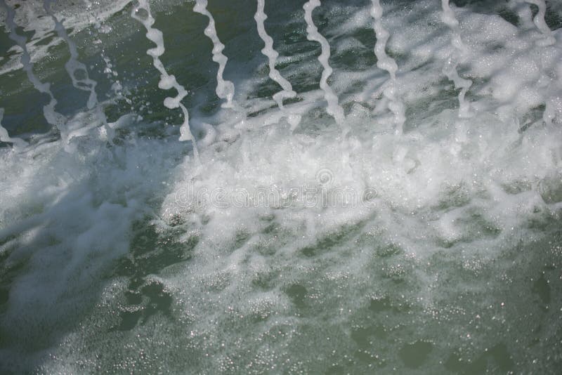 The Fountains Gushing Sparkling Water in a Poo Stock Photo - Image of ...