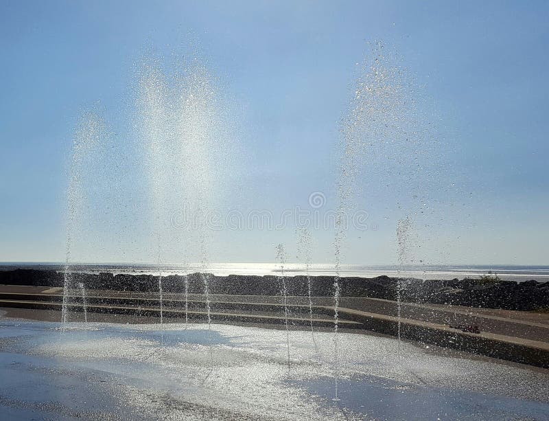 Fountains in the sun stock image. Image of sunlight, illuminated - 92205517