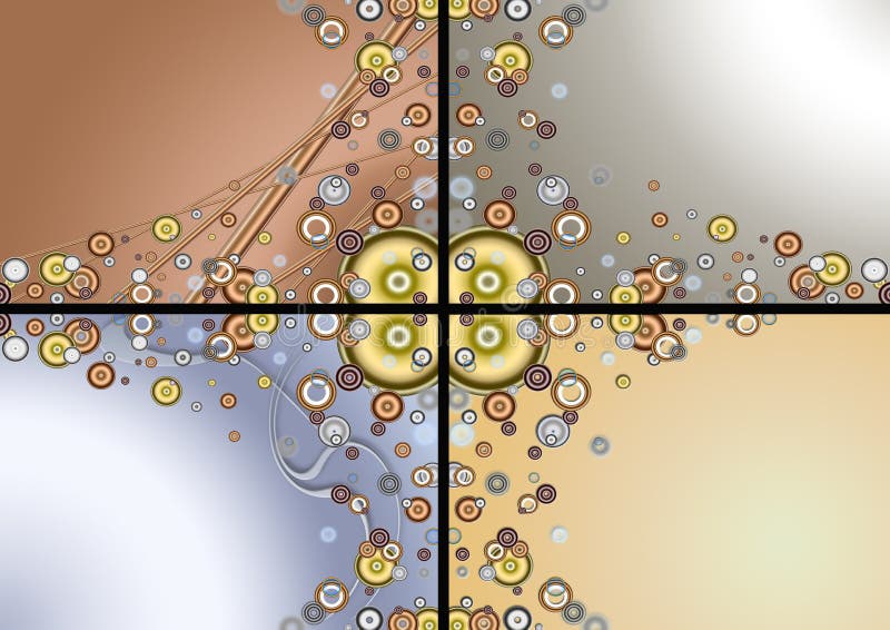 Four abstract backgrounds stock illustration. Illustration of ...