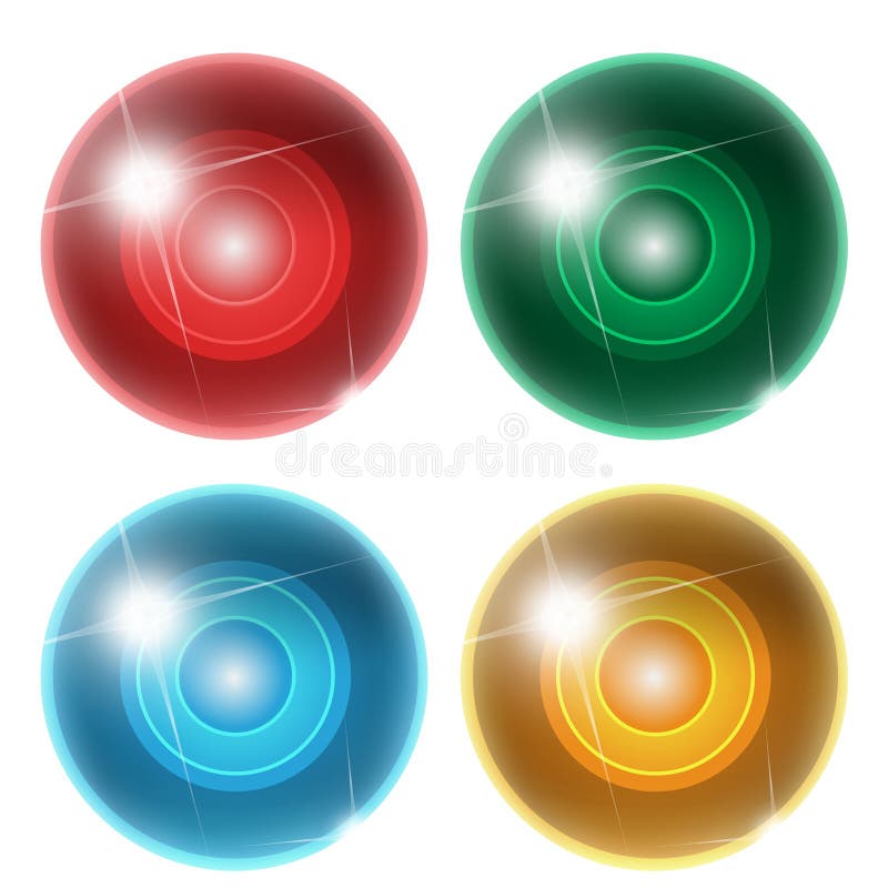 Four abstract ball stock vector. Illustration of icon - 33985226