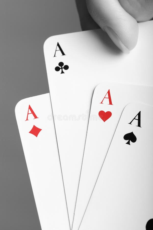 Four Aces stock photo. Image of cards, diamond, clubs - 10585602