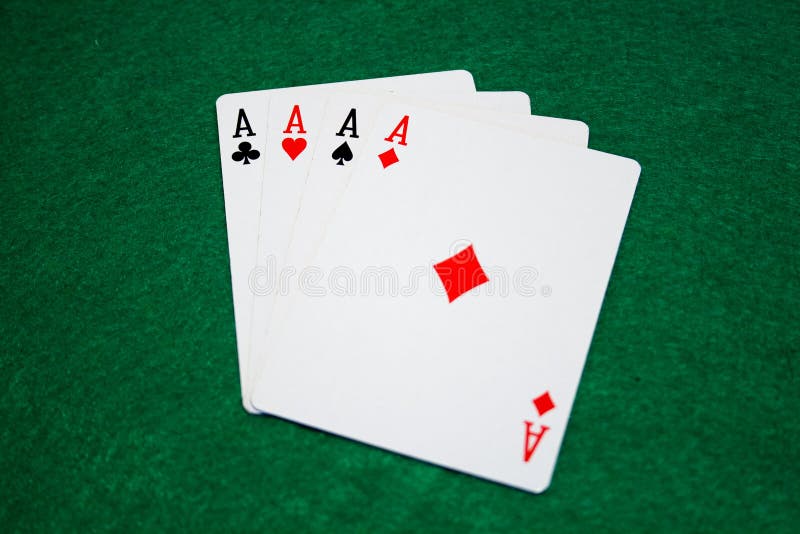 Four Aces stock image. Image of card, elation, poker - 16744345