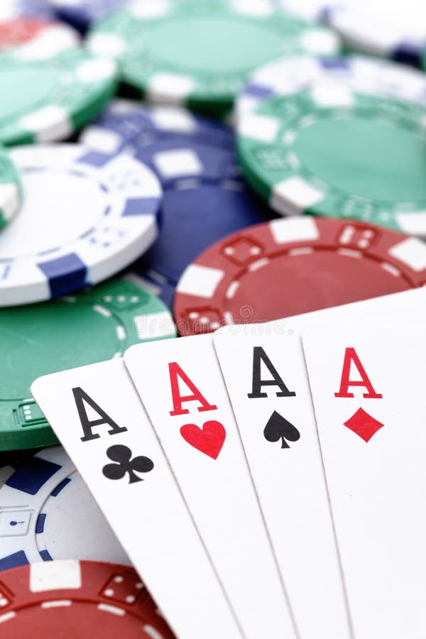 Four aces stock image. Image of entertainment, deck, four - 24732209