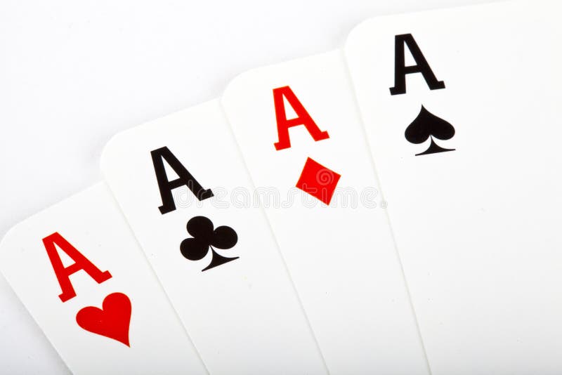 Four aces stock image. Image of hearts, playing, spade - 9261255