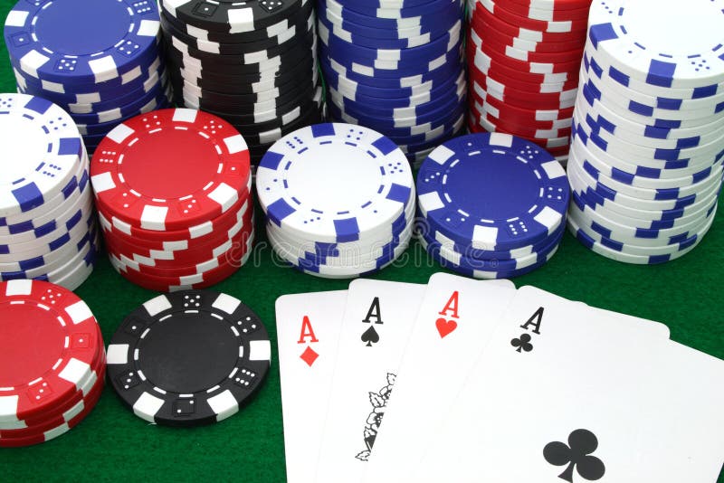 Four aces stock image. Image of risky, queen, lucky, gambling - 4537507