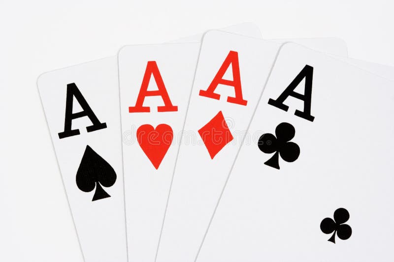 Four aces stock image. Image of hearts, playing, spade - 9261255