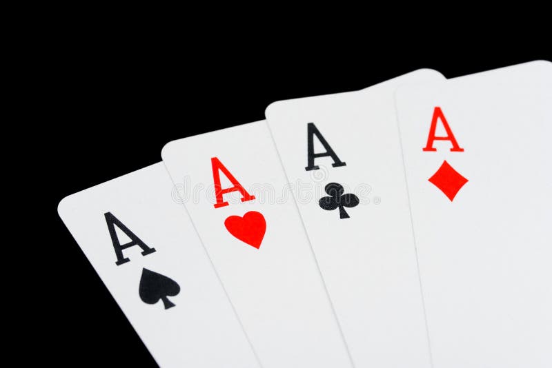 Four aces stock image. Image of play, spades, success, full - 970103
