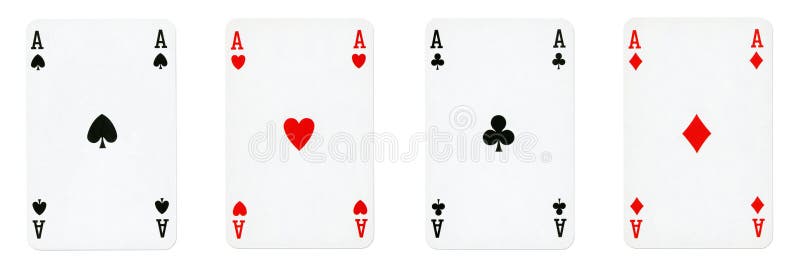 Four Aces Playing Cards stock image. Image of four, hand - 165253317