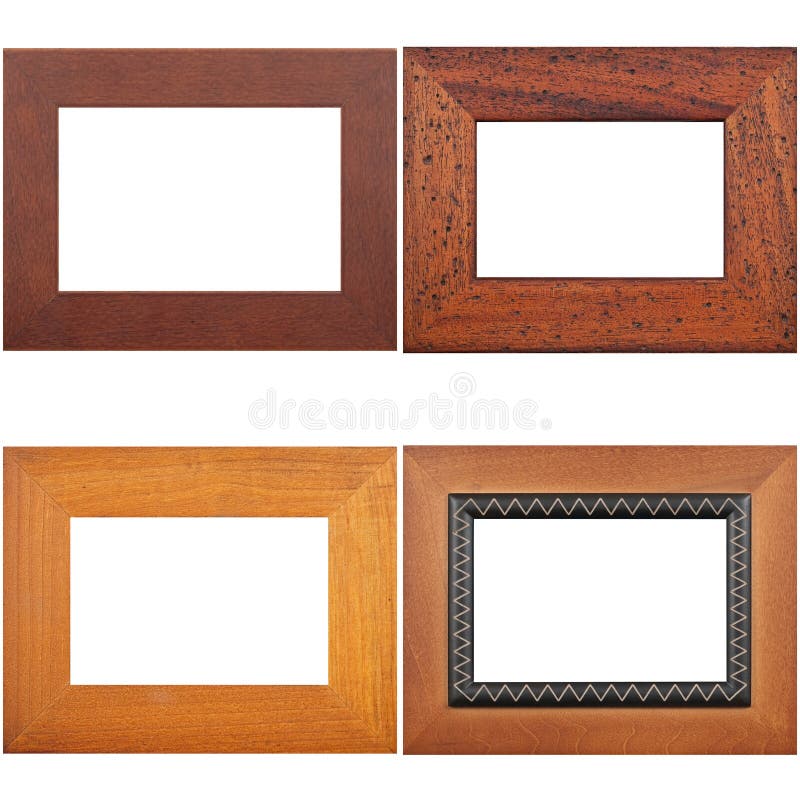 Four Antique Picture Frames Stock Image - Image of interior, exhibition ...