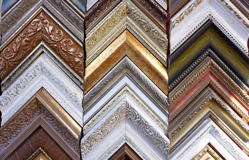 Four Antique Picture Frames Stock Image - Image of four, album: 195274007