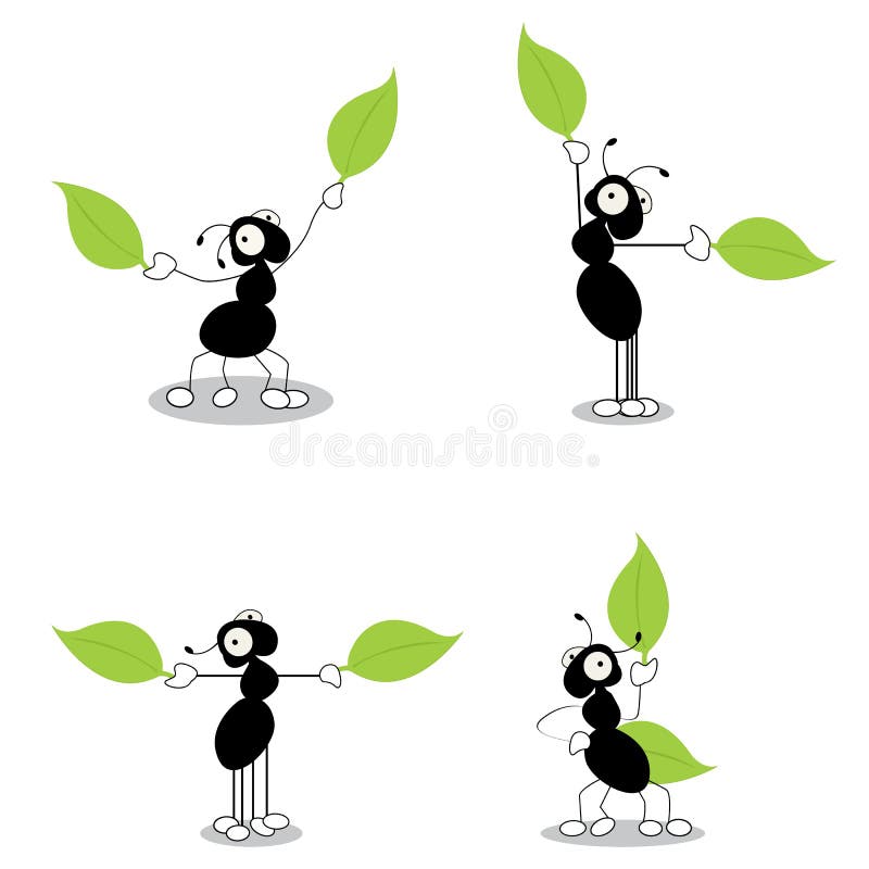 Dancing ants pattern stock vector. Illustration of bulk - 19459352