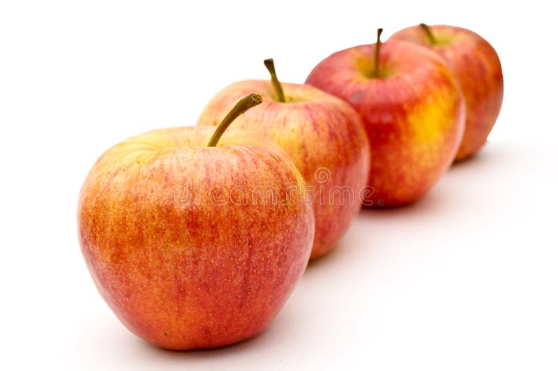 Four apples. stock image. Image of healthy, ripe, food - 10902235