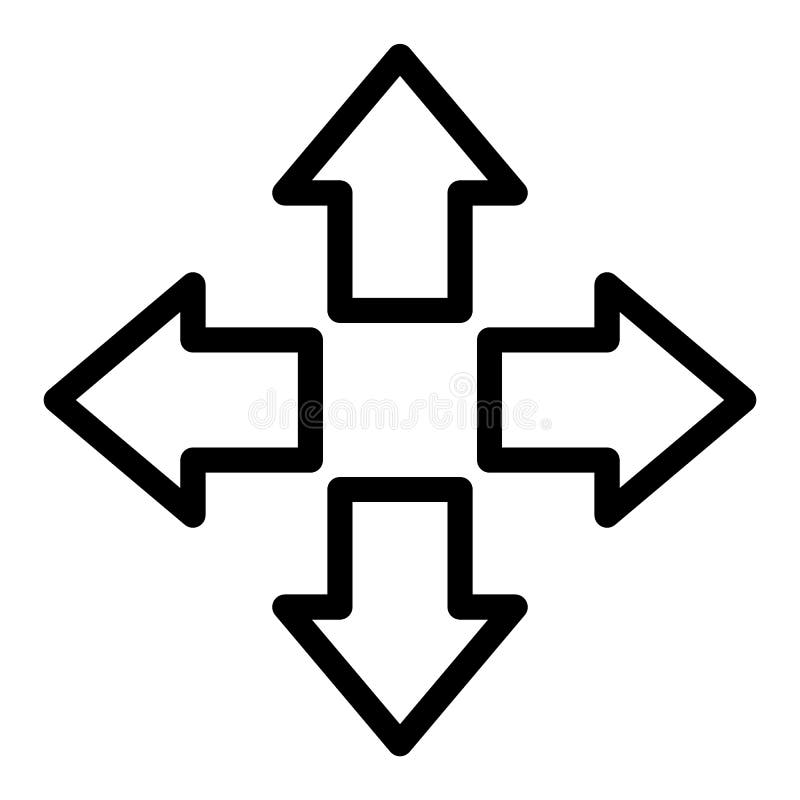 Direction Navigation Arrows On Vector Buttons Stock Vector ...