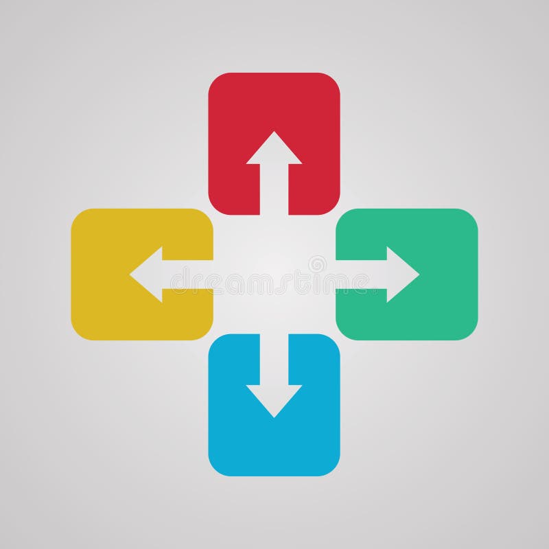 Pointing Outwards Stock Illustrations – 560 Pointing Outwards Stock ...