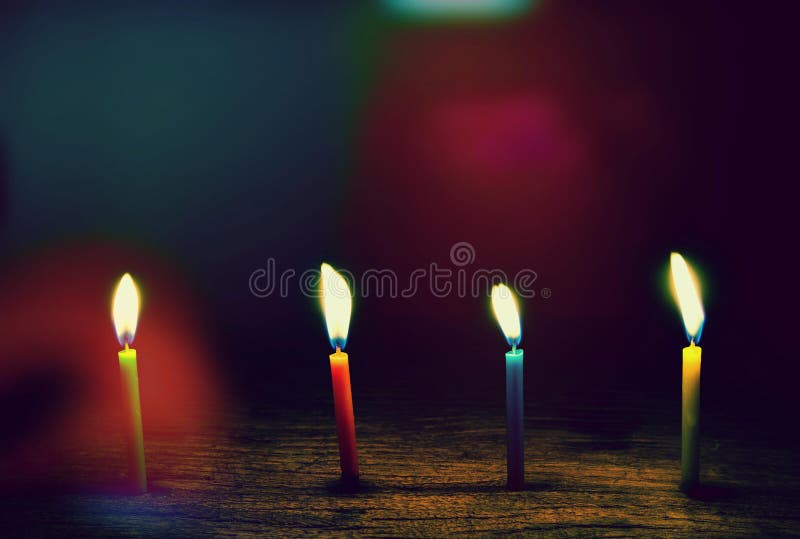 Four Candles Picture. Image: 5100440