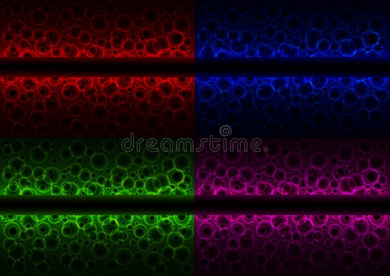 Four Background in Circles . Stock Vector - Illustration of graphic ...