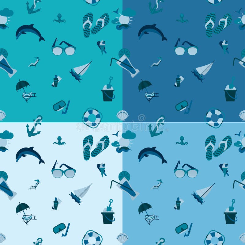 Four Background in Different Colors Stock Vector - Illustration of icon ...