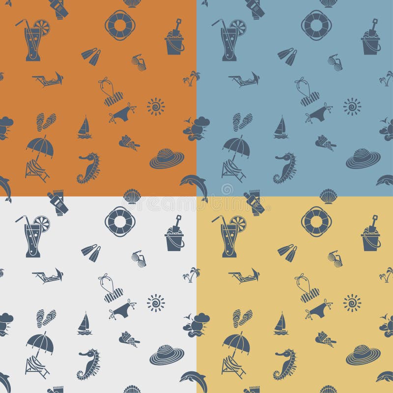 Four Background in Different Colors Stock Vector - Illustration of ...