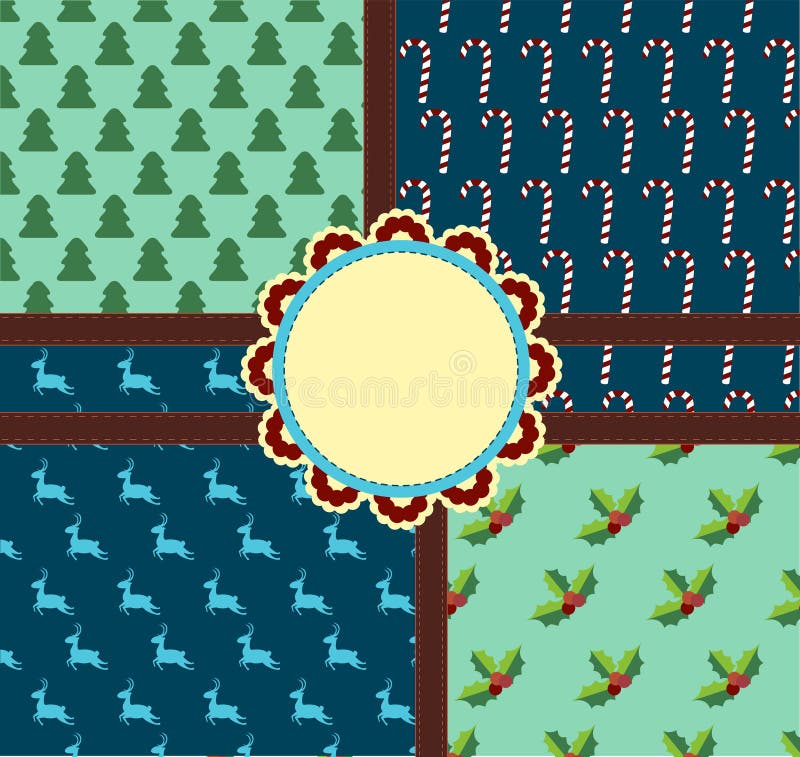 Four Background Scenes with Rivers and Field Stock Vector ...